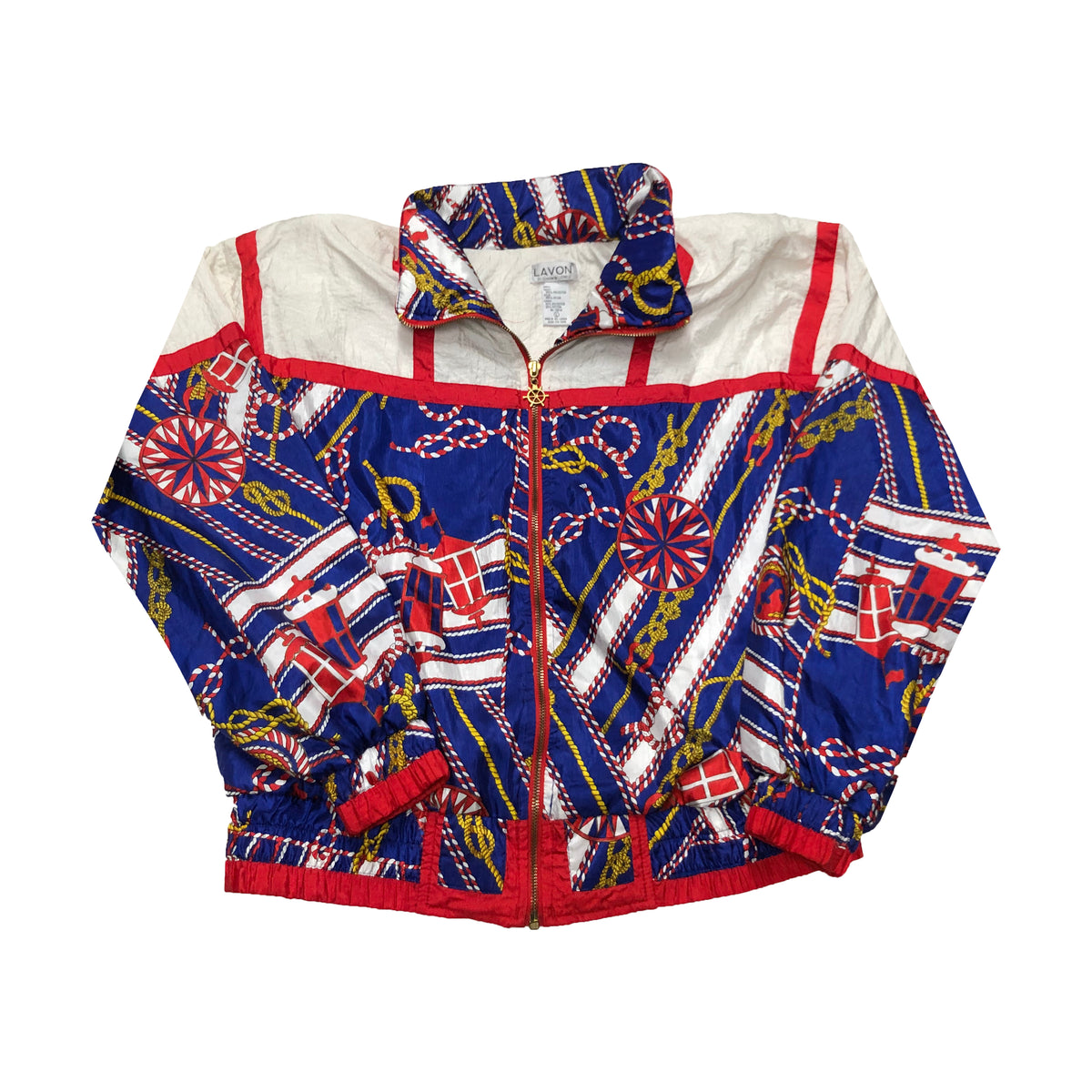 Nautical Carnival Silky Windbreaker (L) – Vintage Stock Reserve